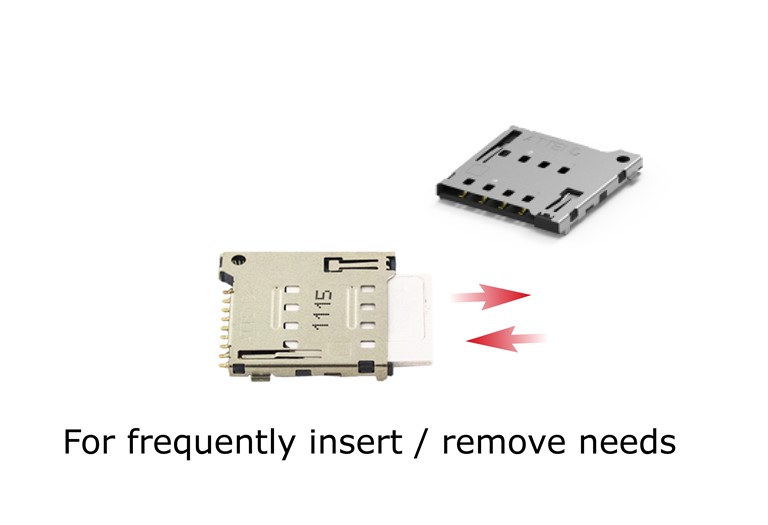 Micro SIM Socket, Push-Push Type | ATTEND